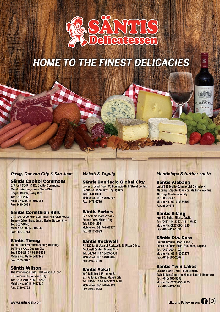 フィリピン Santis Delicatessen サンティス・デリカテッセン genre/shokuzai レストラン情報 | フィリピンプライマー